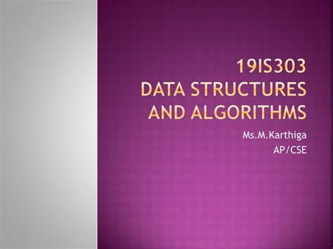 Unit I Evaluation Of Expression Pptx