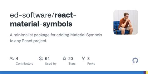 github ed software react material symbols a minimalist package for