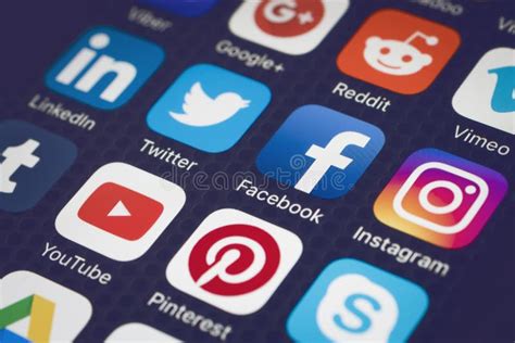 Medias Sociaux Photo Stock éditorial Image Du Social 85888318