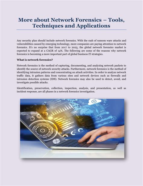 Ppt More About Network Forensics Tools Techniques And Applications