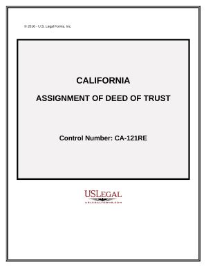 Assignment Deed Trust Doc Template PdfFiller