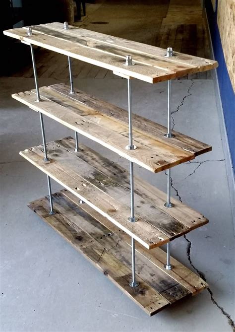 Wall Shelves Made Out Of Pallets