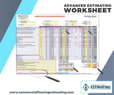 Excel Estimating Spreadsheet Template