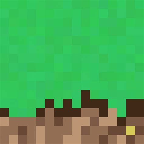 Grass Pixels Dirt Minecraft