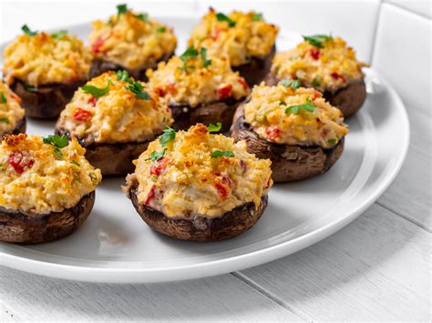 Crab Stuffed Portobello Mushrooms Crab Stuffed Portobello Mushrooms