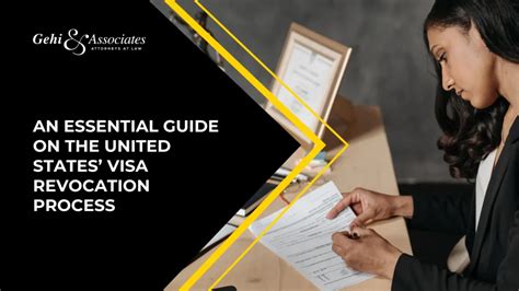 Guide On The United States Visa Revocation Process Free Consultation