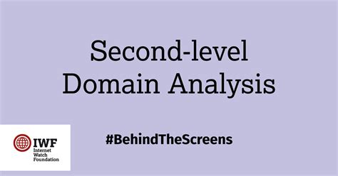 Second Level Domain Analysis Iwf 2024 Annual Trends And Insights Report