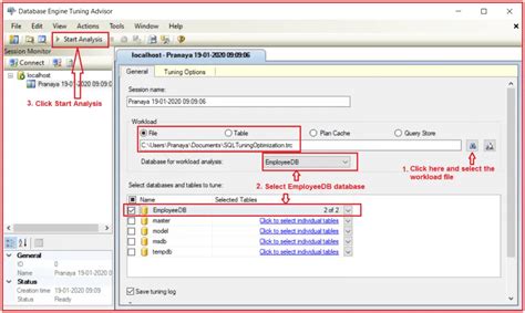 Database Engine Tuning Advisor Dot Net Tutorials