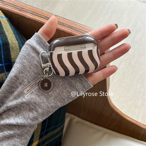 Casing Airpods 4 [2024] Airpods Pro2 Pro 3 2 1 Apple Wireless Earpods Protector Brown Wave