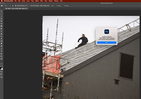 Could Not Save As A File Because Write Access Was Adobe Community