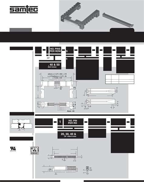 FCF EMF Spec By Samtec Inc Datasheet DigiKey