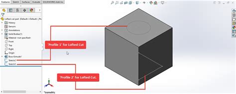Solidworks Macro Create Lofted Cut The Cad Coder