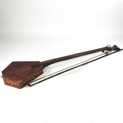 Lot 433 A One String Fiddle And Bow