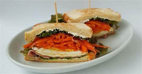 당근라페 샌드위치