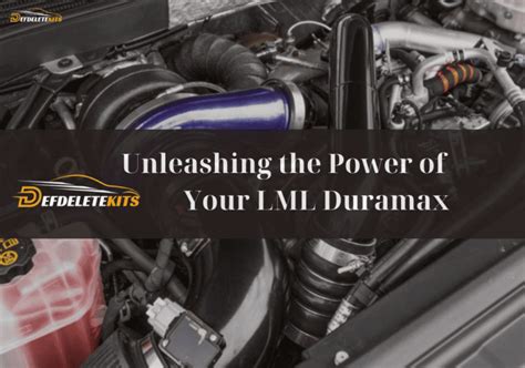 Experience Unleashed Power With Our LML Duramax Delete Kit Say Goodbye To Restrictions DEF