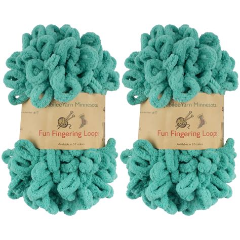 Jubileeyarn Fun Finger Loops Yarn Polyester Jumbo Loop Yarn 100g