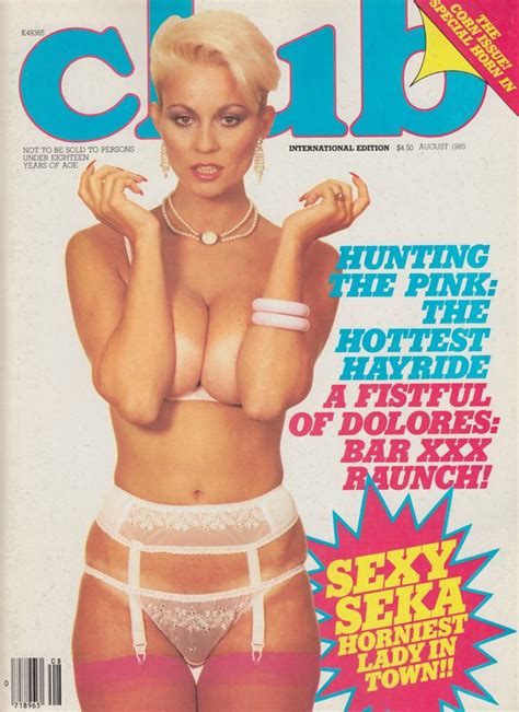 Seka Pornmag Covers Club August `1985 Porn Pic Eporner