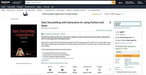 Angelica Lo Duca On Linkedin Amazon Books Preorder Datastorytelling Datascience