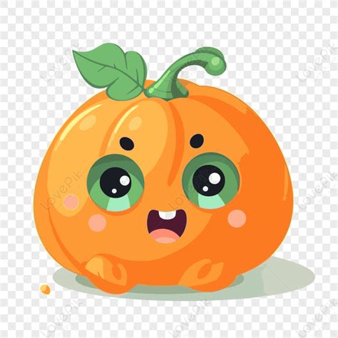 귀여운 호박 벡터클립 아트상표만화