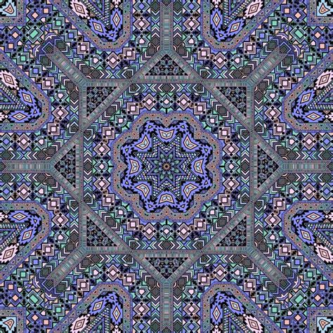 Premium Vector Abstract Seamless Pattern With Geometric Elements Structure