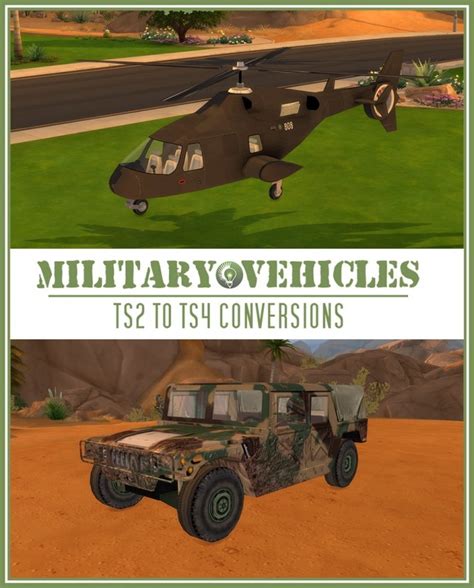 Military Vehicles Conversion 2t4 At Jorgha Haq Sims 4 Updates
