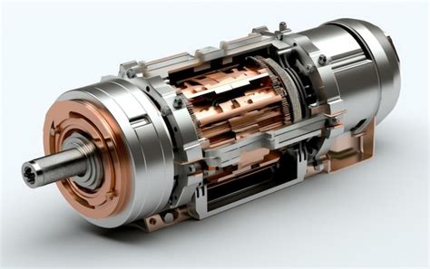 Premium Photo Linear Induction Motor Embodying Cuttingedge Electromagnetic Technology On White