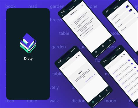 Dictionary App Ui Design Prototype 3 Images Behance