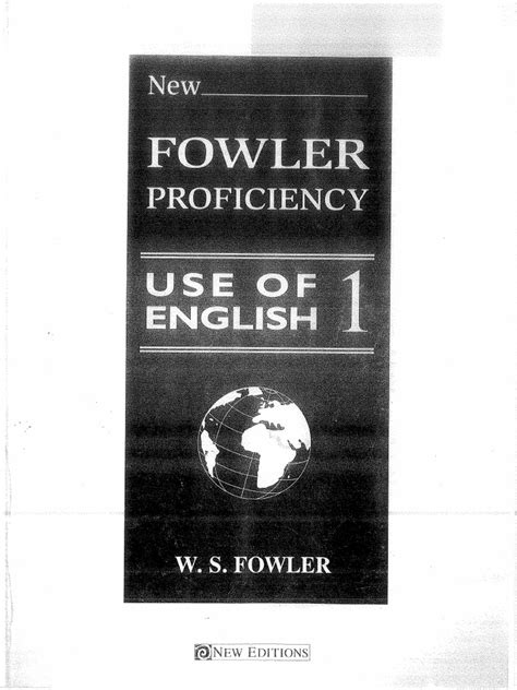 Fowler Proficiency Use Of Eng 1 Pdf