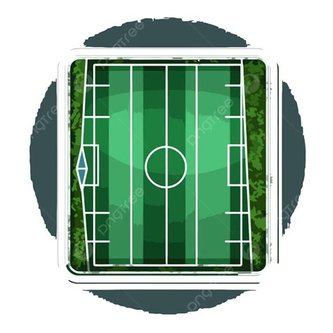 축구 필드 벡터의 템플릿이 있는 휴대폰용 축구 아이콘 레이블 디자인 고립 된 만화 축구 야드 라인 스티커 디자인 상표 Png