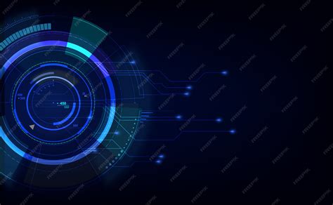Premium Vector Abstract Digital Hi Tech Technology Innovation Background