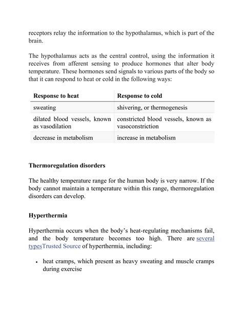 Thermoregulation And Types Of Thermometer For Biotechnology Sem I Pdf