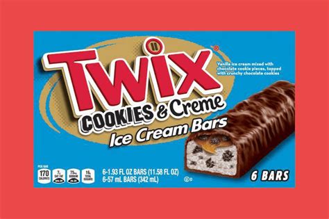 Twix Announces New Cookies And Creme Ice Cream Bars