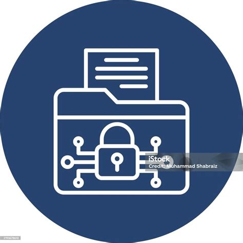 Ilustración De Línea De Encriptación De Datos Color De Varios Círculos Y Más Vectores Libres De