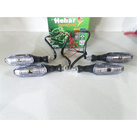 Kit 4 Pisca Seta Led Modelo Cbx Twister 250 Para Cg Titan 150 160 Fan