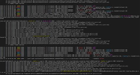 ocp重新启动时报异常jdbc报错 Get Location Cache Fail OceanBase 技术问题 社区问答 OceanBase社区 分布式数据库