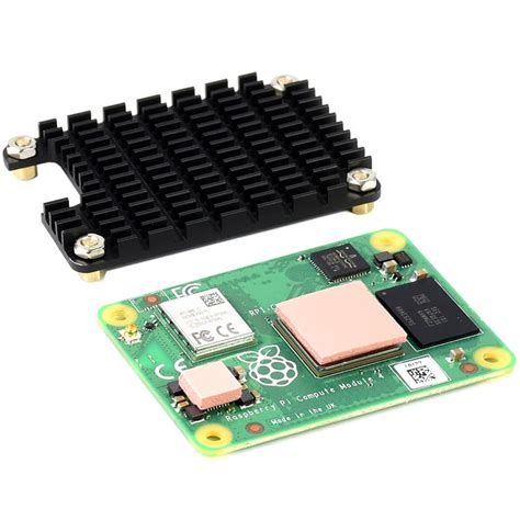 Raspberry Pi Compute Module Heatsink With Mounting Holes And Screws
