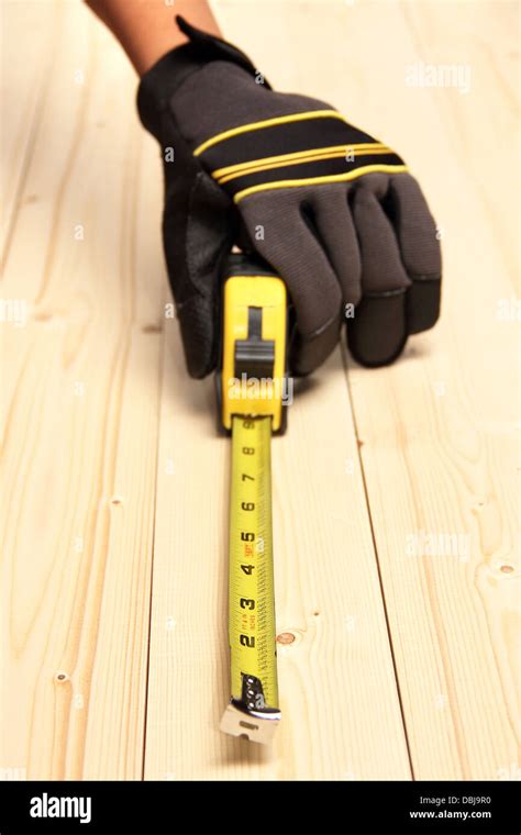 Measuring Block Wood Using Measuring Hi Res Stock Photography And