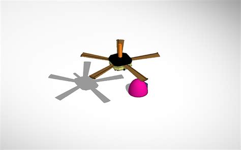 3d Design Chisim Ceiling Fan Tinkercad