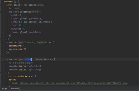 使用sceneonclick时经常发生报错 · Issue 795 · Antvisl7 · Github