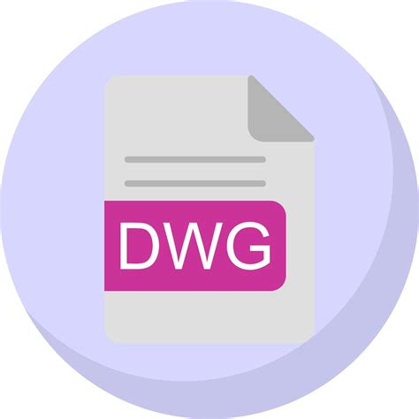 Dwg File Format Flat Bubble Icon 44052325 Vector Art At Vecteezy