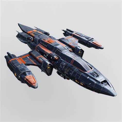 Premium Photo Futuristic Spaceship