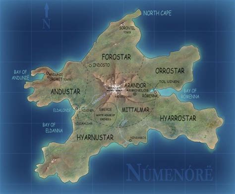 Mapa Del Silmarillion