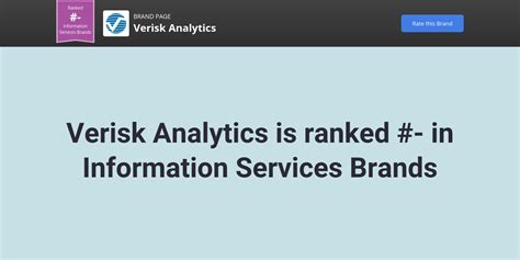 Verisk Analytics Nps And Customer Reviews Comparably