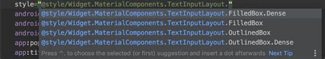Exposeddropdownmenu Cant Find Style Widgetmaterialcomponentstextinputlayout