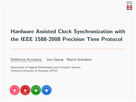 Pdf Hardware Assisted Clock Synchronization With The Ieee 1588 2008