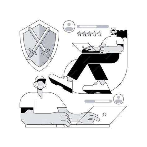 Premium Vector Quantum Computing Abstract Concept Vector Illustration