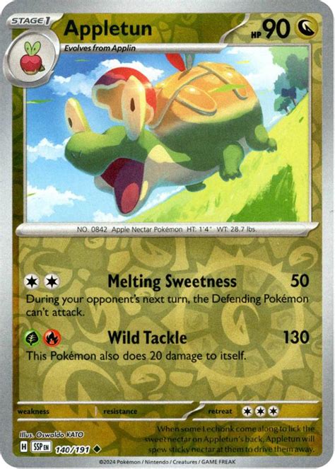 Appletun Reverse Holo 140 140 2 Prices Pokémon Surging Sparks