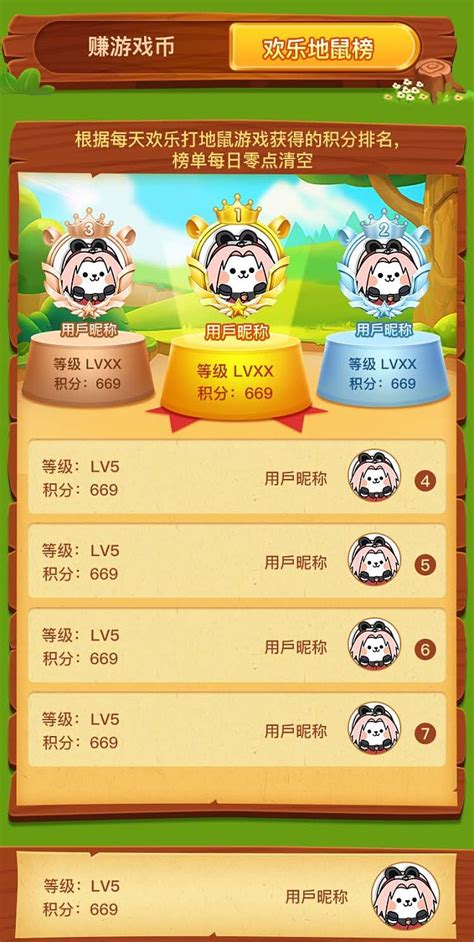 打地鼠 榜单