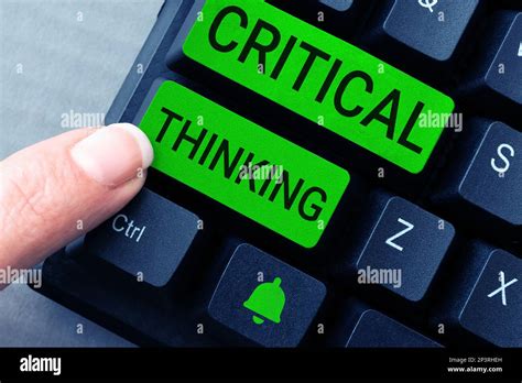 Handwriting Text Critical Thinking Word Written On Sequence Of Stages