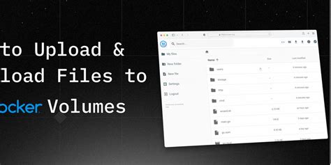 codingcat dev on linkedin how to upload and download files to docker volumes